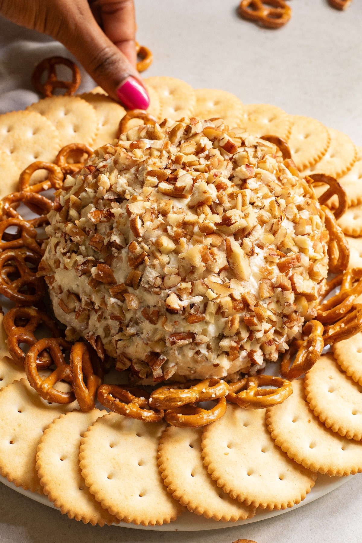Ranch Chicken Cheese Ball - Budget Delicious